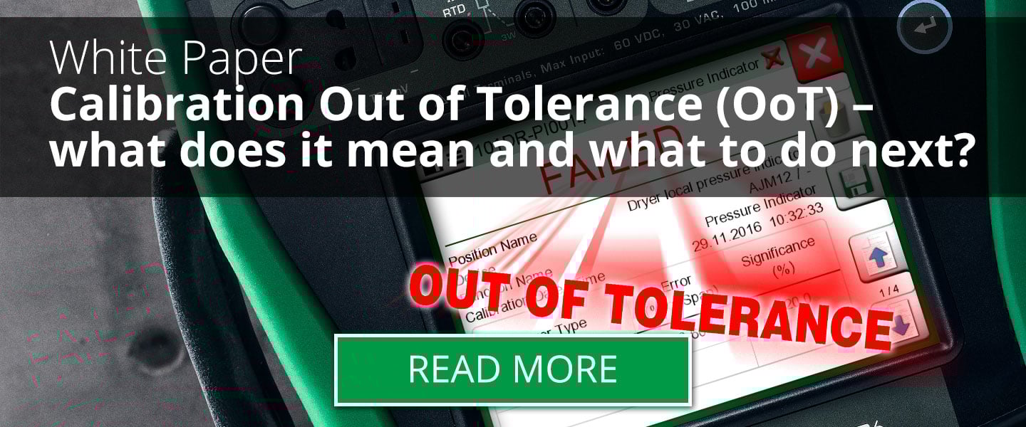 Calibration Out of Tolerance – Part 2