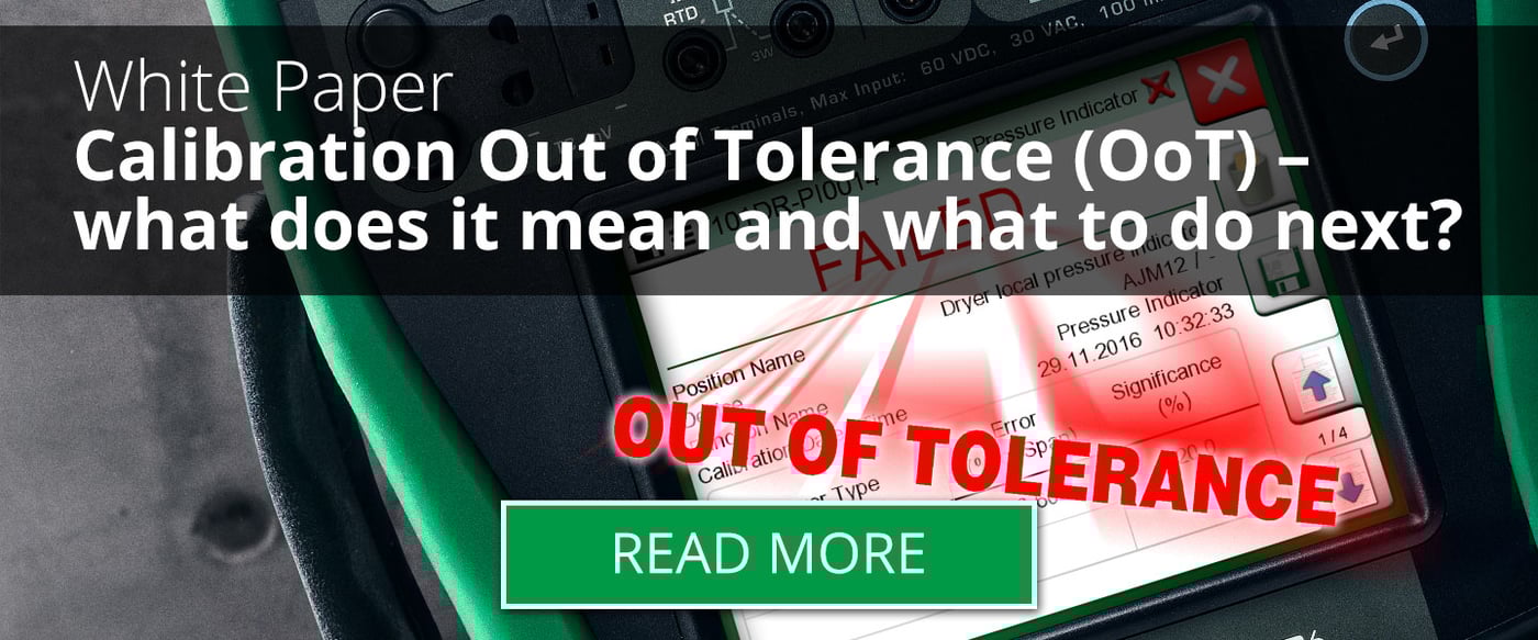 Calibration Out of Tolerance – Part 2
