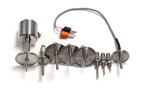 Sanitary temperature sensor calibration