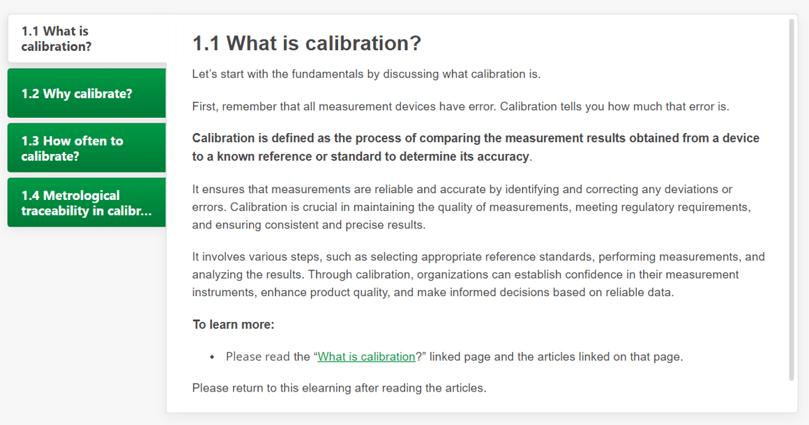 Temperature Calibration Training Course [eLearning]